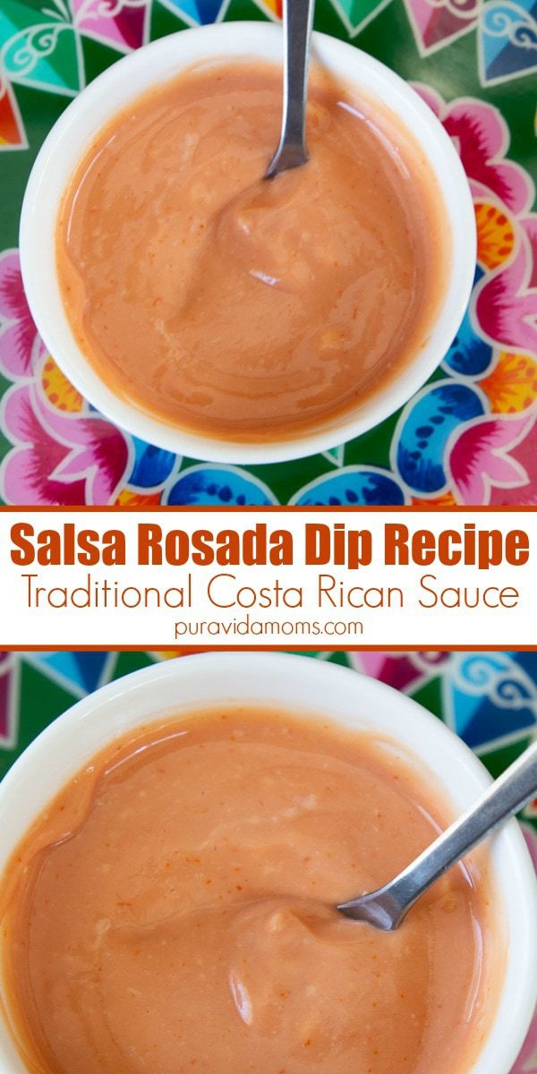 EASIEST Salsa Rosada Recipe EVER! - Pura Vida Moms