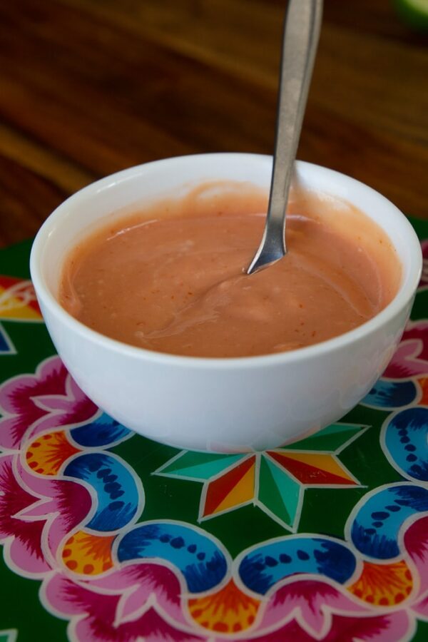 The Easiest Salsa Rosada Recipe Ever! | Pura Vida Moms